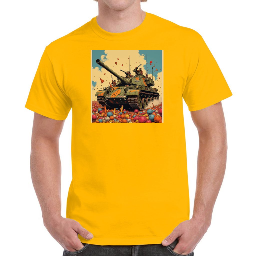 Military Tank Made of Doritos - Unisex Heavy Cotton T-Shirt – in1SpotWorld